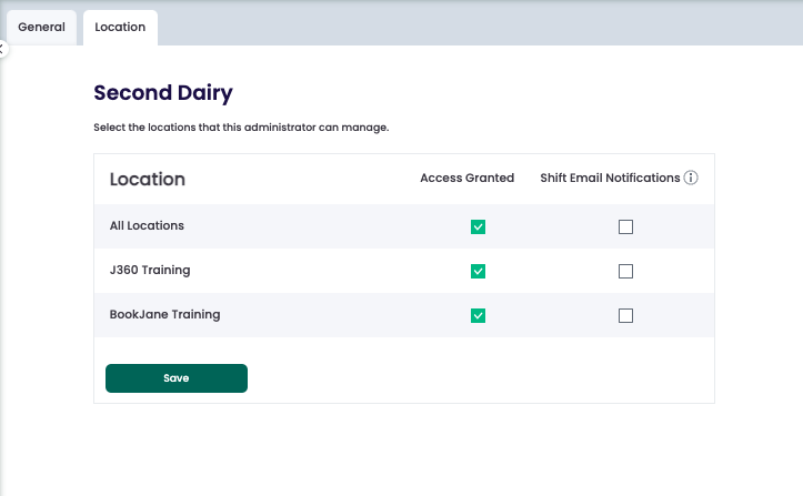 How do I allow my admins to receive shift-related emails? – BookJane